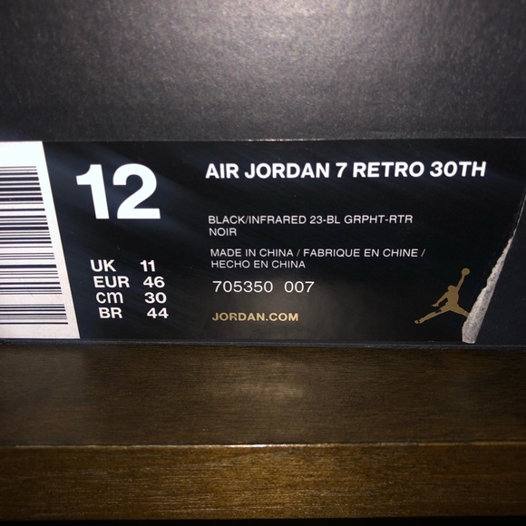 Jordan | Shoes | Jorhan Barcelona Night 3th 7s Size 2 | Poshmark